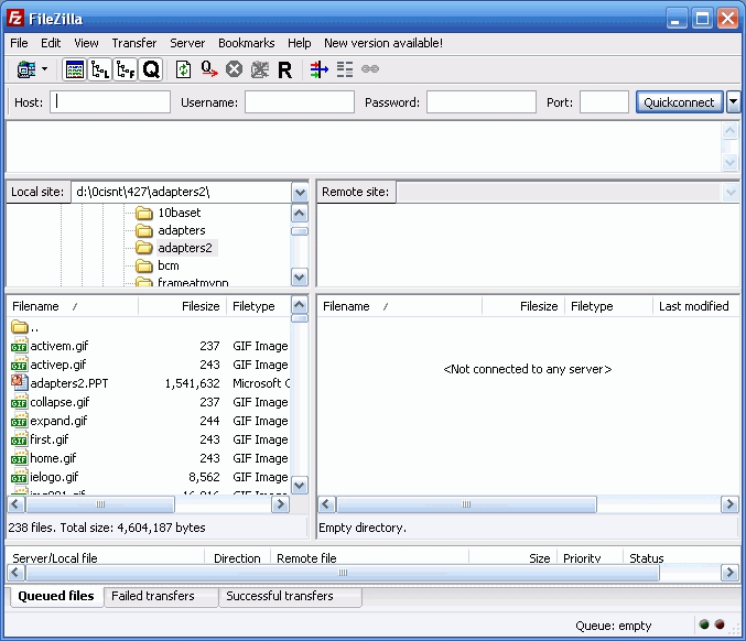 FTP And FileZilla