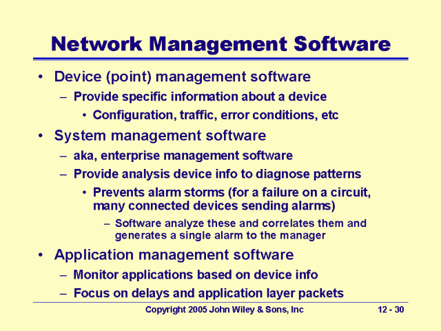 Network Management Software