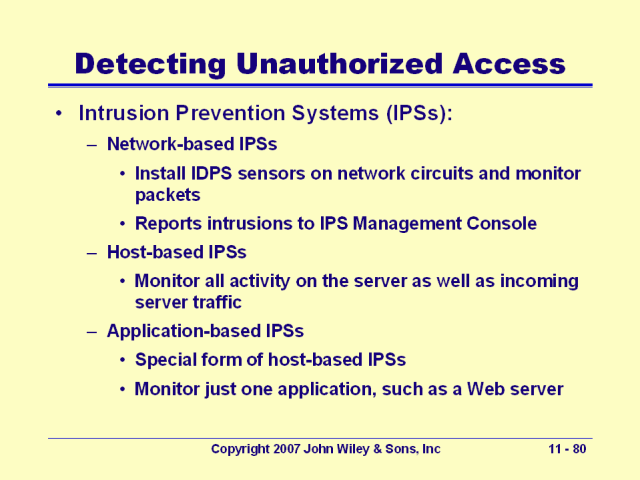 Detecting Unauthorized Access