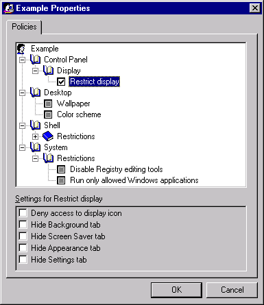 System Policy Editor